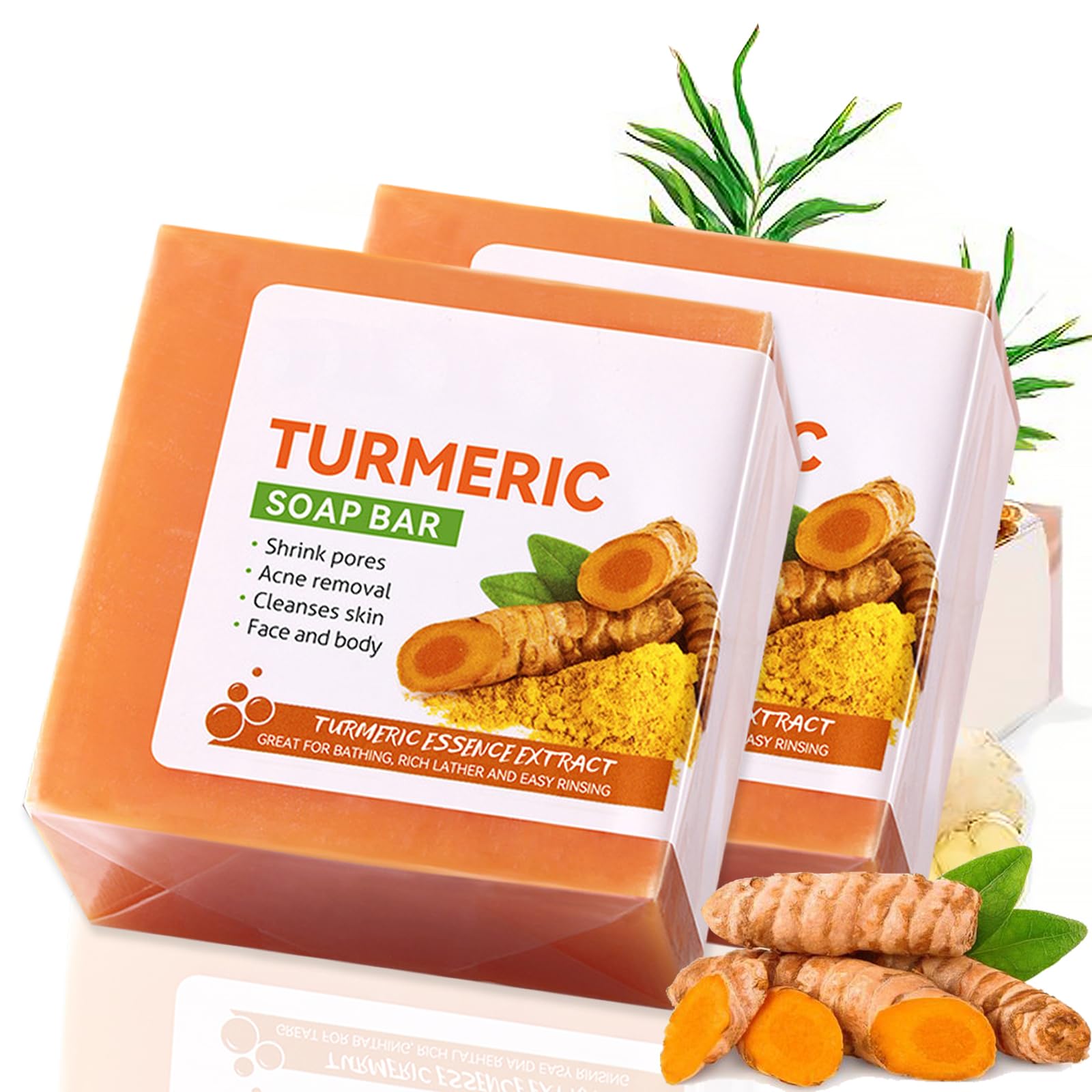 Turmeric Soap-Turmeric Natural Soap Bar-Turmeric Hand Soap for Correct ...