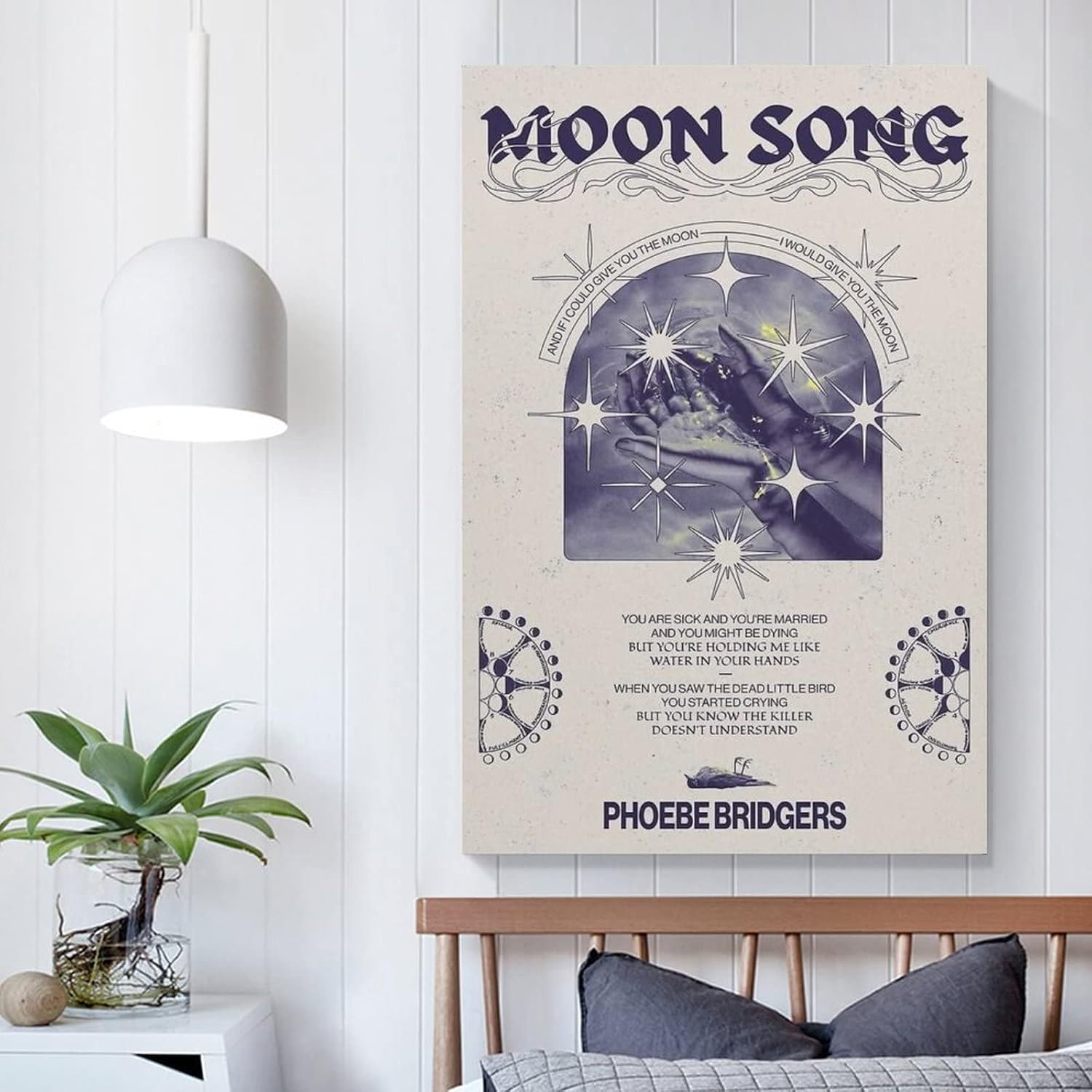 Phoebe Bridgers Poster Moon Song Album Music Poster