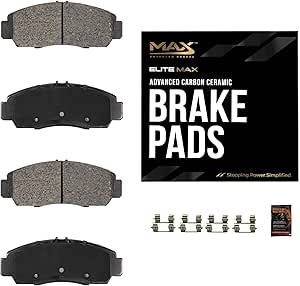 Amazon.com: Max Advanced Brakes Front Brake Pad Compatible With 2020 2021 2022 2023 Hyundai ...