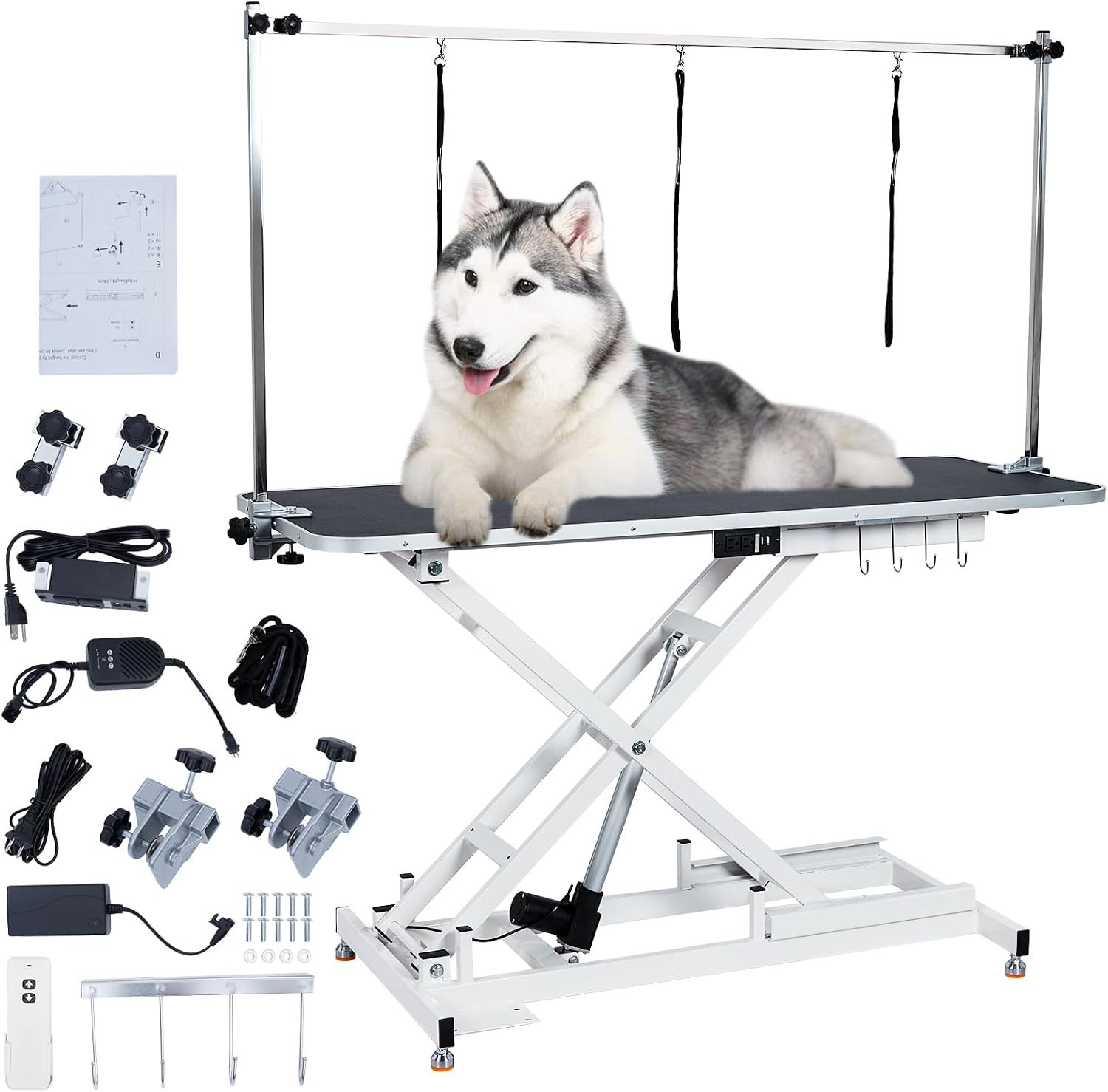 Amazon.com: 60'' Dog Grooming Table for Large/Small Dogs, Electric ...