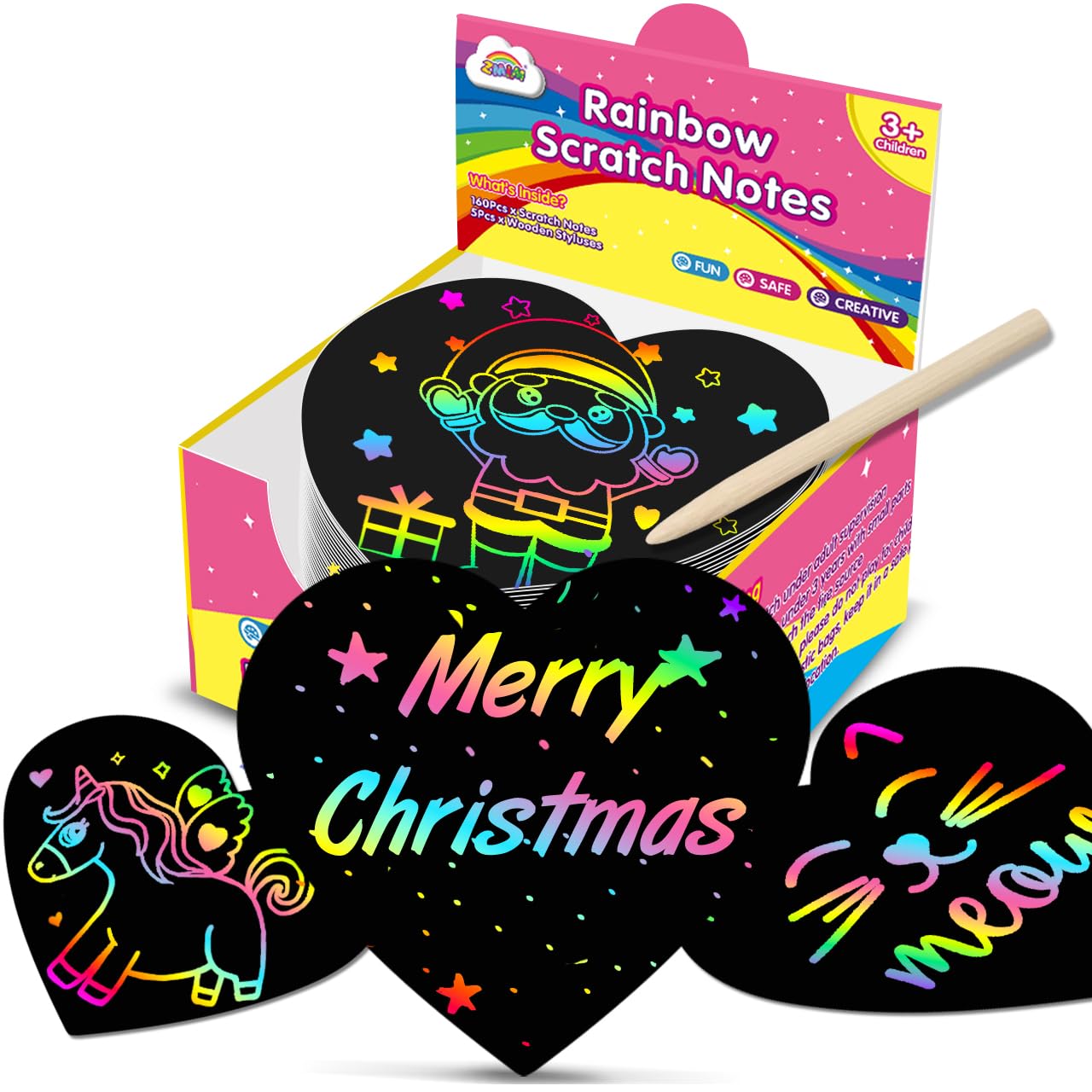 Stocking Fillers Kids Party Bag Fillers for Kids: Scratch Art for Kids ...