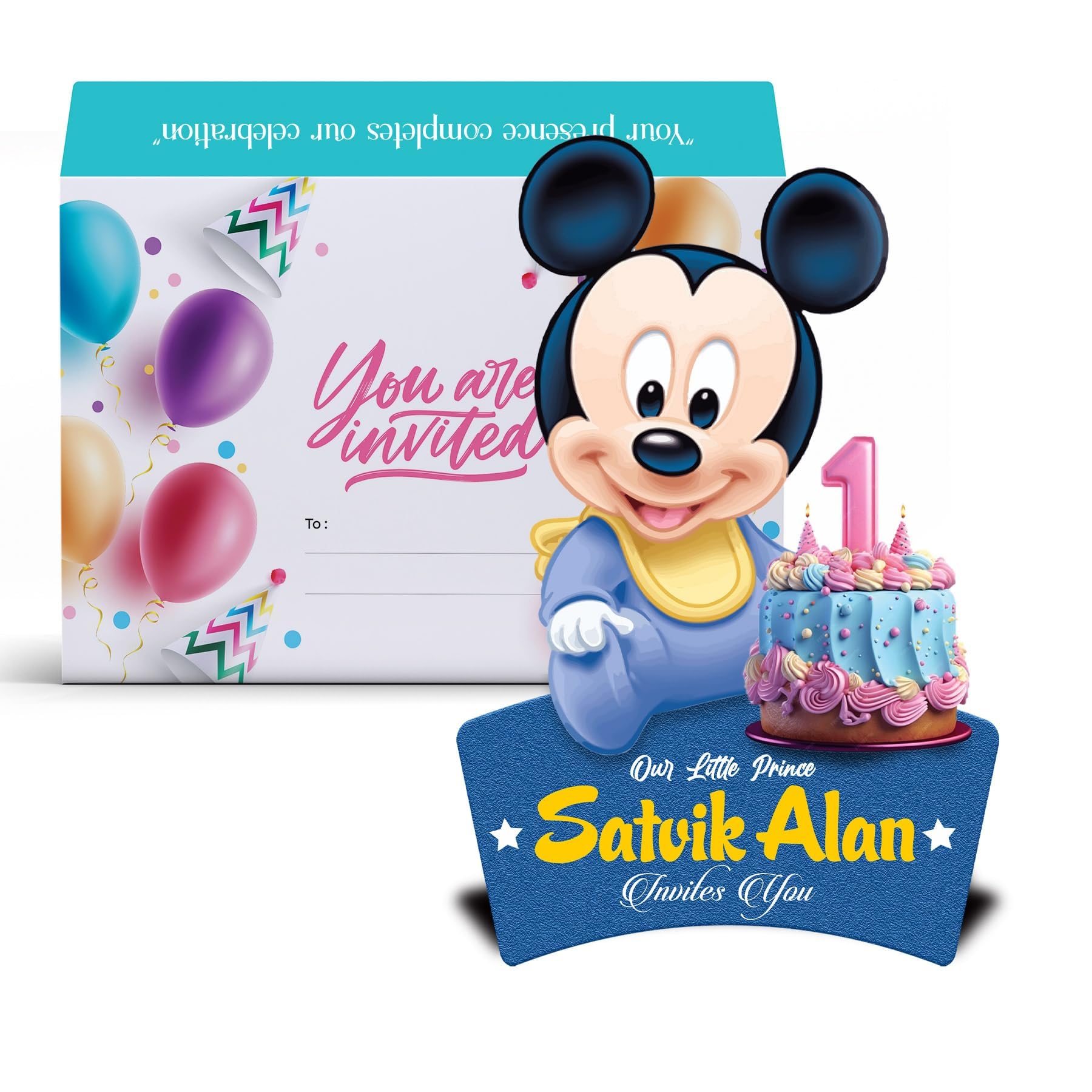 Personalized Mickey Mouse Invitations Voices4u (@voicesforu)