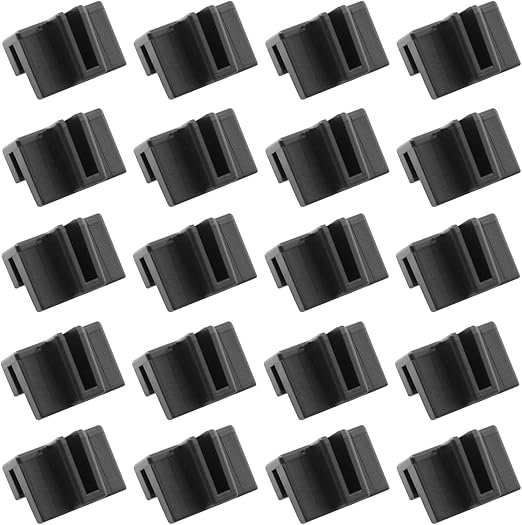 Amazon.com : DGHAOP 20PCS Hanging File Rail Clips for Professional ...