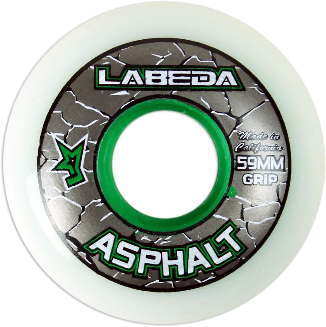 Amazon.com : Labeda Asphalt Outdoor Inline Roller Hockey Wheels 59mm ...