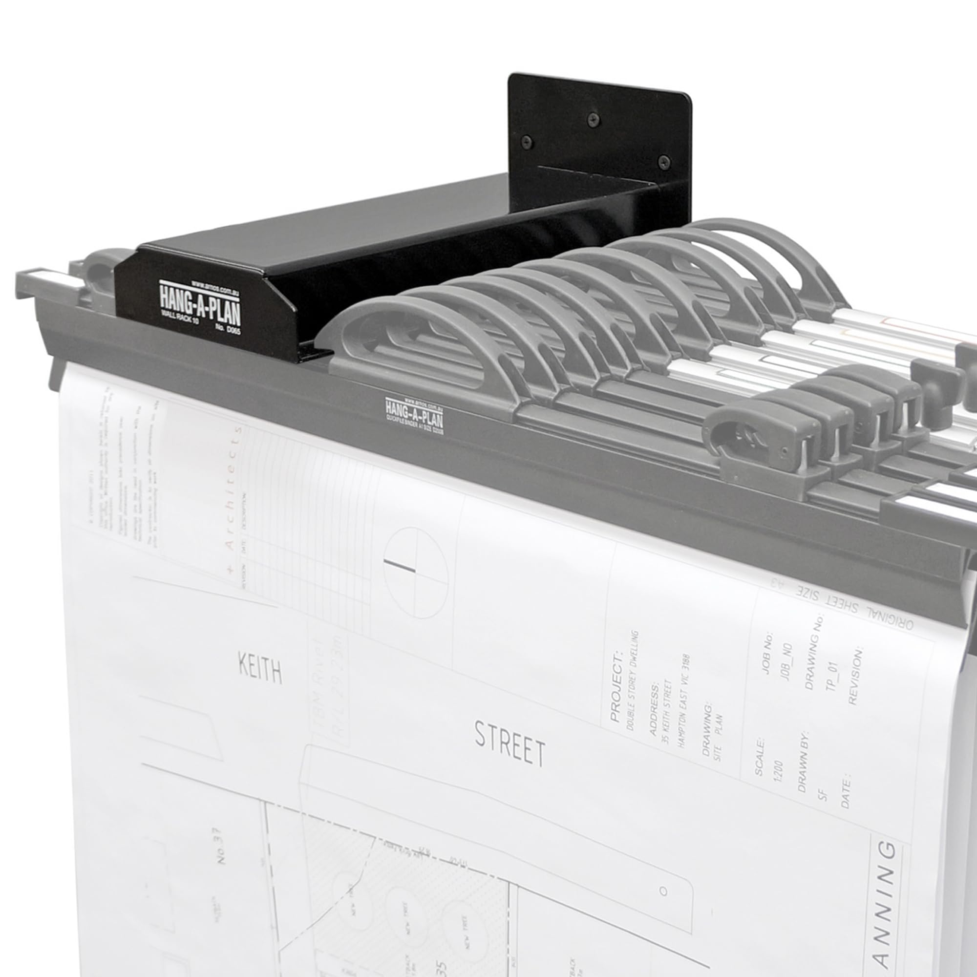 Blueprint Plan Holder Storage Rack
