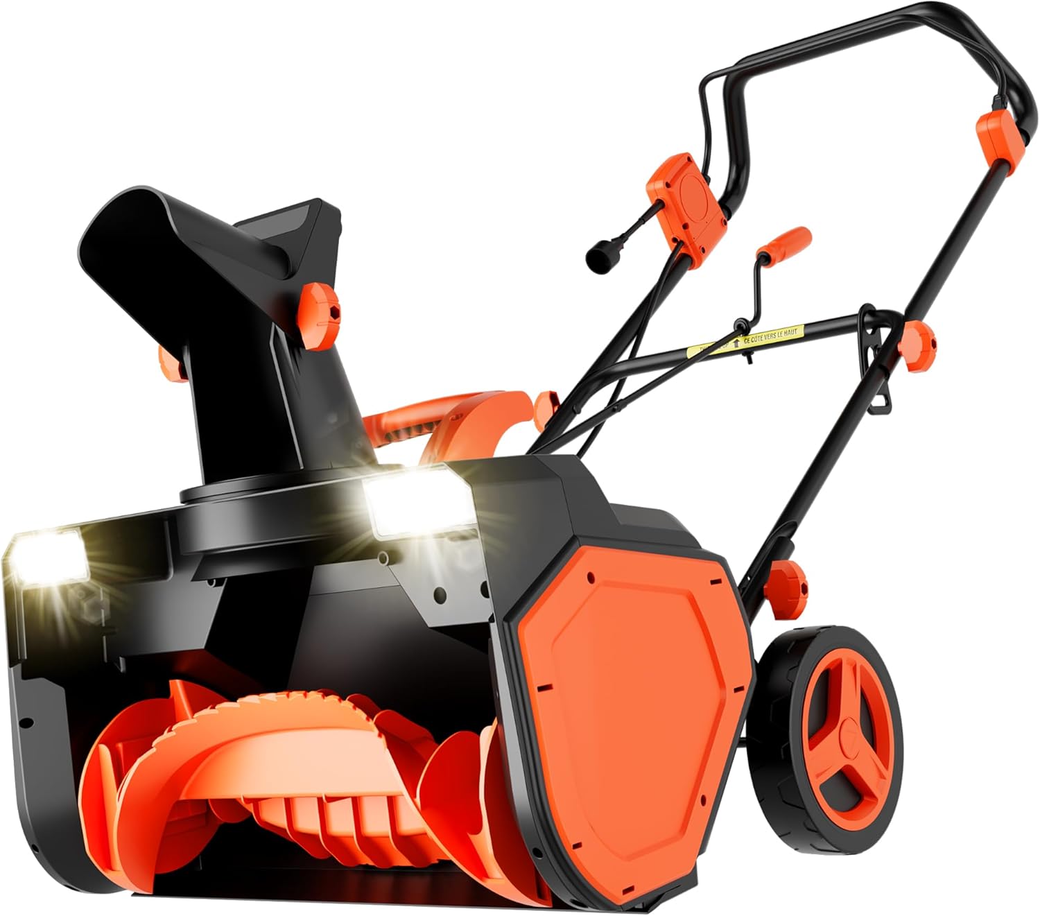 Amazon.com : VOLTASK 23-Inch Electric Corded Snow Blower with Dual LED ...