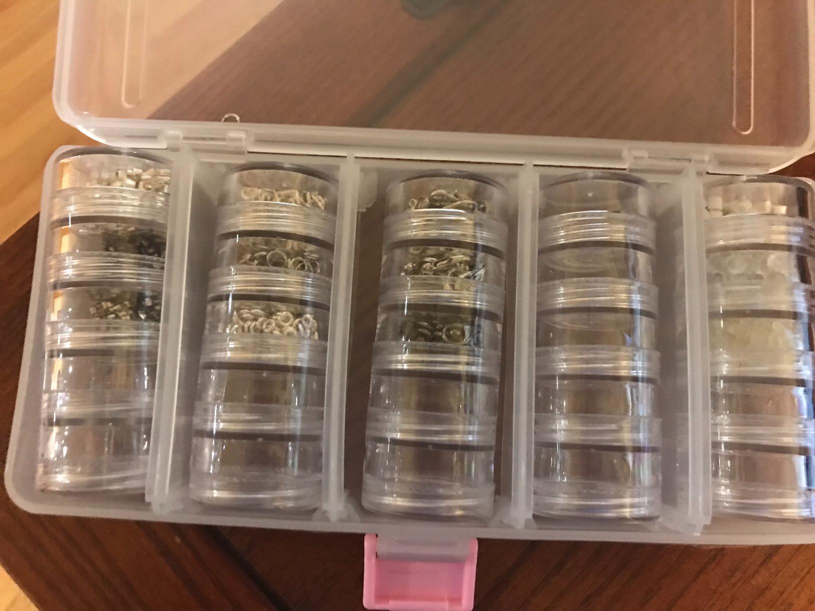 Amazon.com: 25-in-1 Bead Storage Case - 25 Stackable Containers in ...