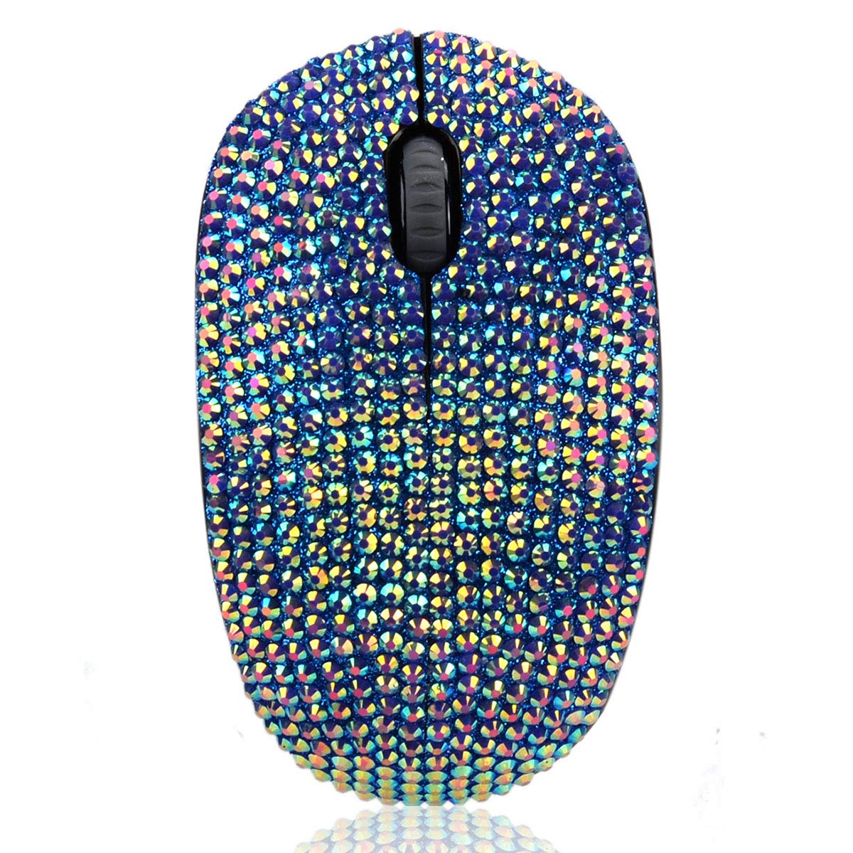Amazon.com: Bling Dazzling 2.4GHz Wireless Silent Mouse Covered with ...