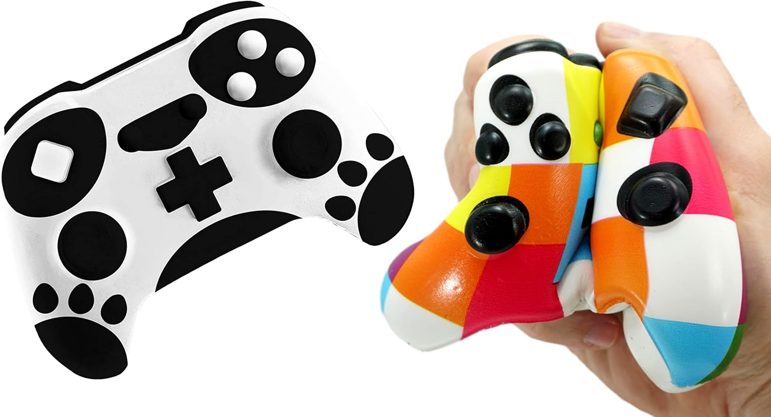Amazon.com: JA-RU Video Game Controller Squishy Fidget Toy (1 ...
