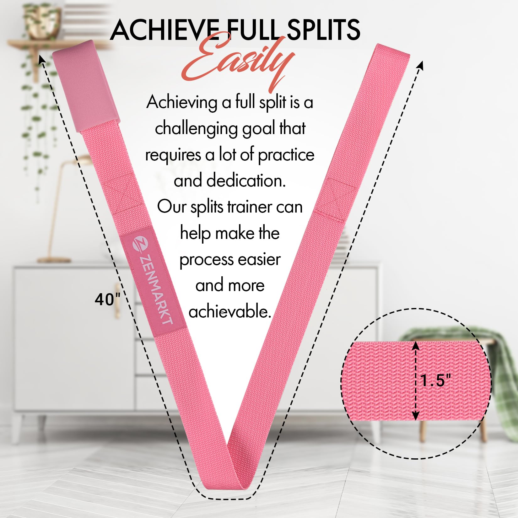 Snapklik.com : Stretching Strap For Cheer Flexibility Stunt Strap For ...