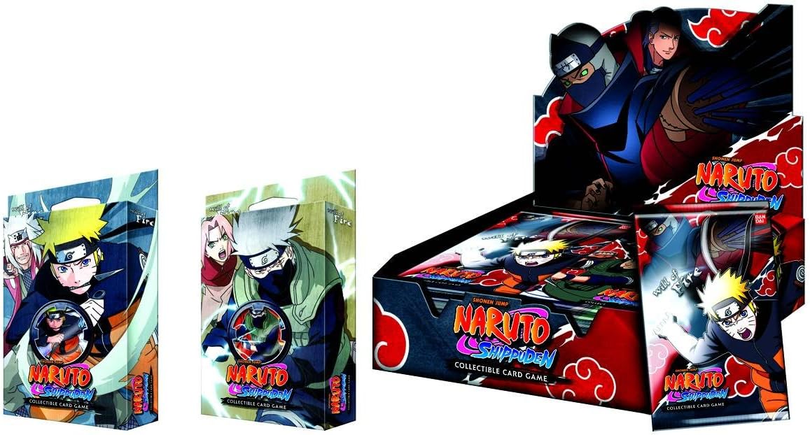Naruto Will of Fire Deck Box - 8 decks / 50 cards, Card Games - Amazon ...