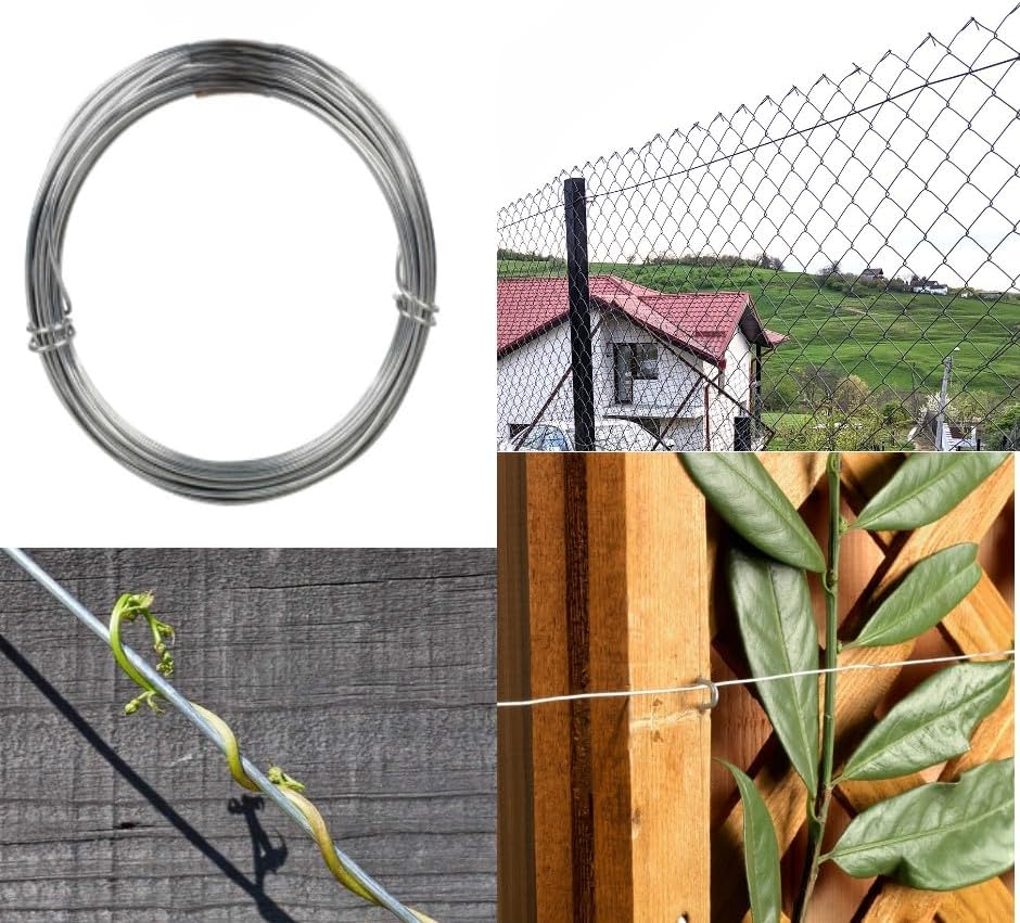 3mm x 20m Garden Wire Galvanised : Amazon.co.uk: Garden