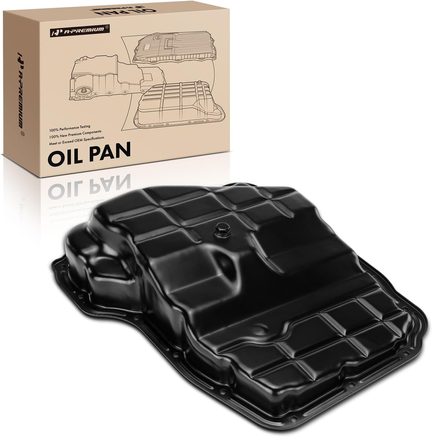 Amazon.com: A-Premium Transmission Oil Pan with Drain Plug Compatible ...