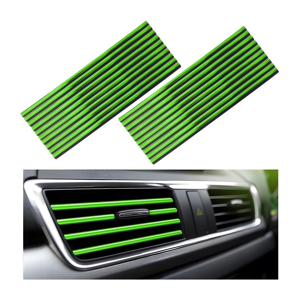 Amazon.com: Yourkar 20 PCS Car Air Conditioner Decoration Strip ...