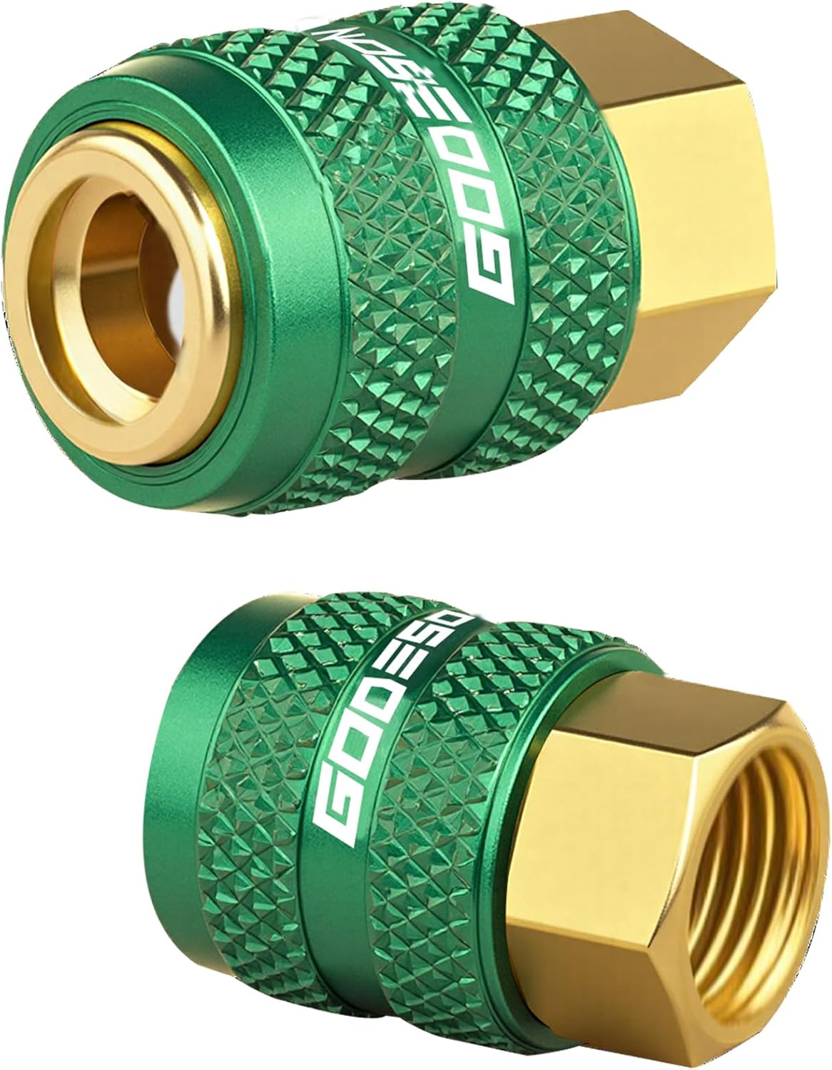 GODESON 2-Pack Locking Air Chuck, 1/4" FNPT All Metal Lock on Tire ...