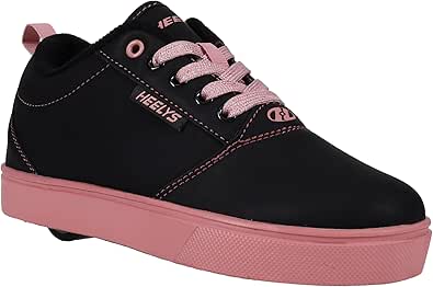 Heelys Girl's Wheeled Heel Shoe, Black/Light Pink, 1 Little Kid ...