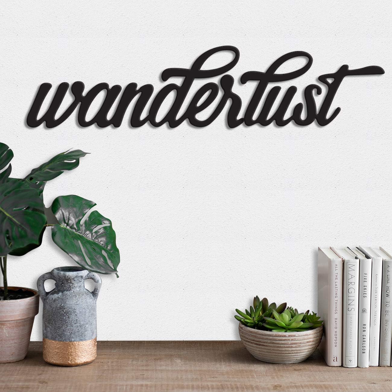 Amazon.com: Art Street Travel Wall Sign, Wanderlust Wooden Wall Sign ...
