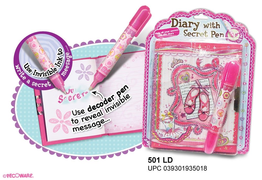Mini Diary with Invisible Ink Pen : Amazon.co.uk: Everything Else