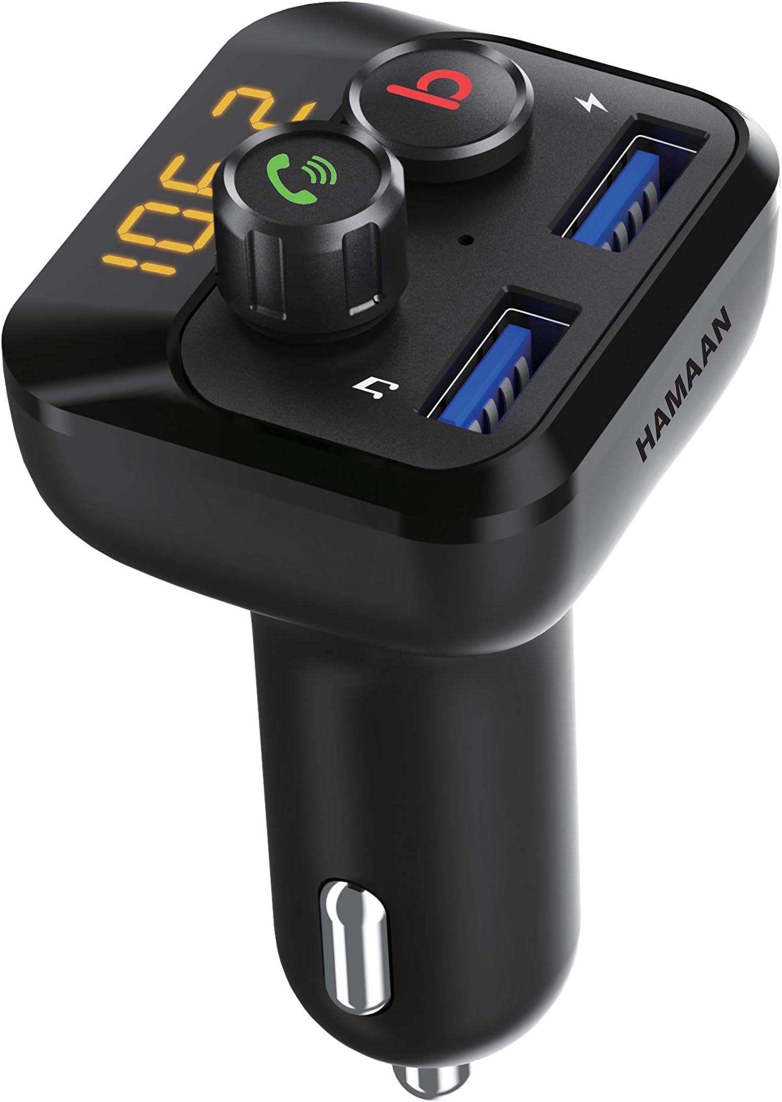 Ambrane Bluetooth FM Transmitter in Car Radio Adapter for Hands-Free ...