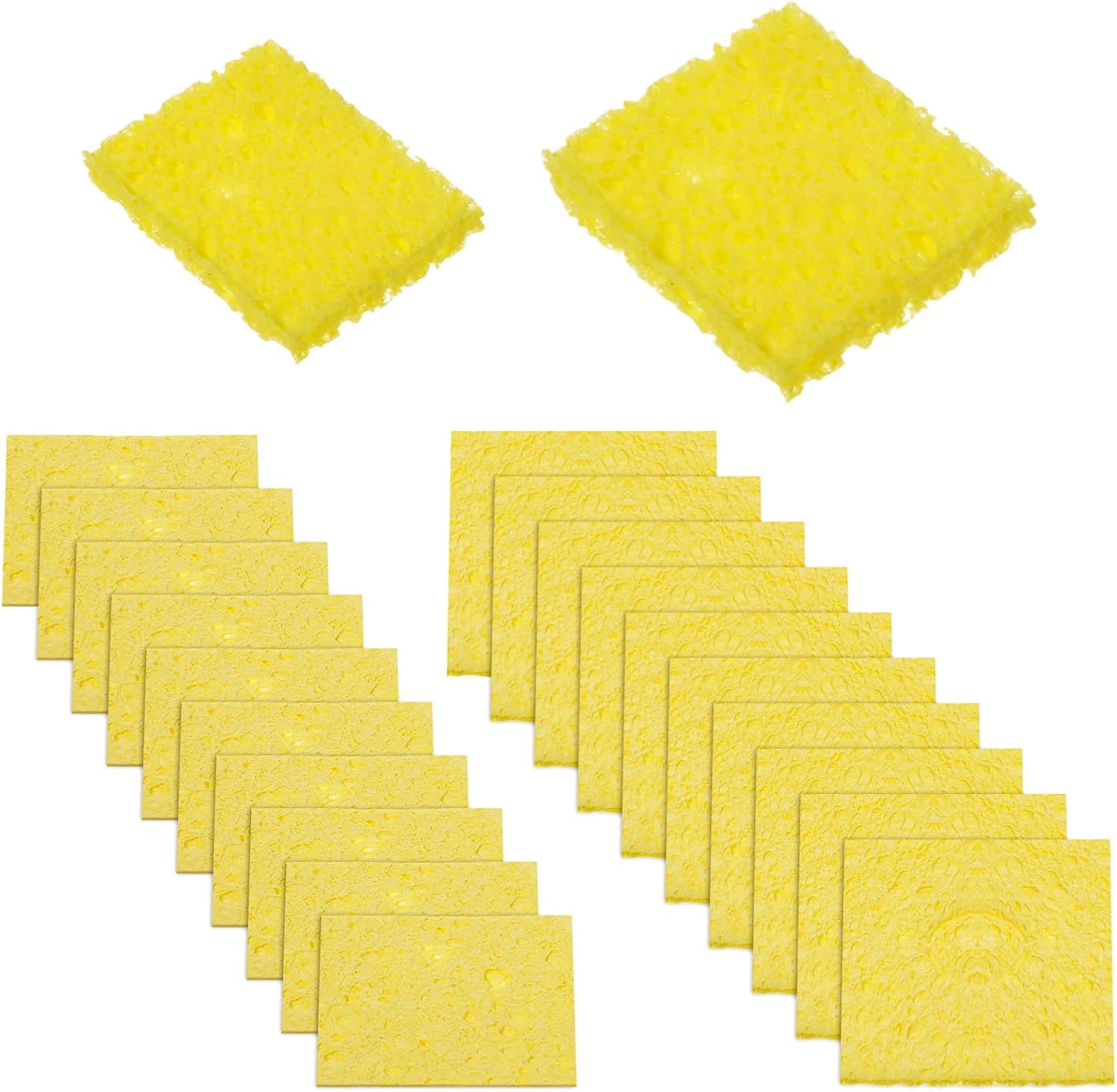 Amazon.com: 20Pcs Soldering Iron Cleaning Sponge 6x6cm Soldering Sponge ...