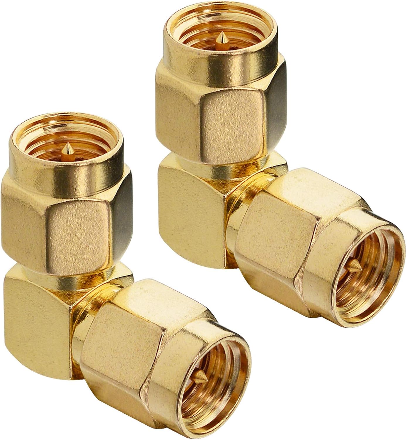 Amazon.com: Boobrie SMA Coax Adapter SMA 90 Degree Connector SMA Male ...