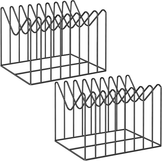 Amazon.com: TOPCJ 2 Sets Wire File Organizer for Desk,File Folder ...