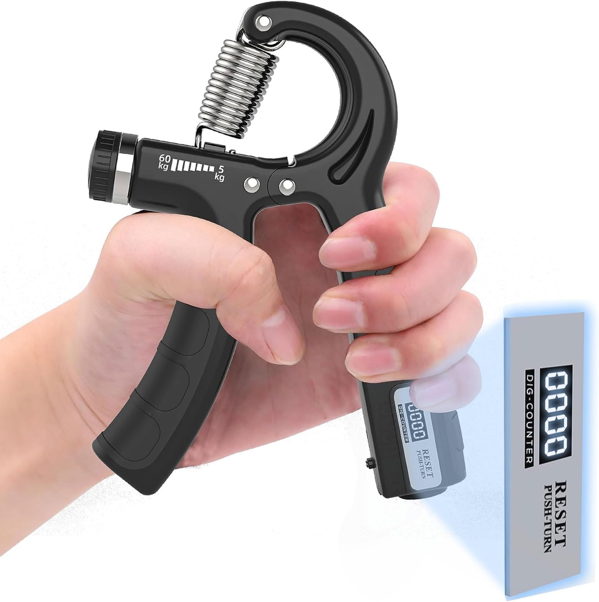 PROIRON Hand Grips Strengthener with Counter, Adjustable Grip Strength ...