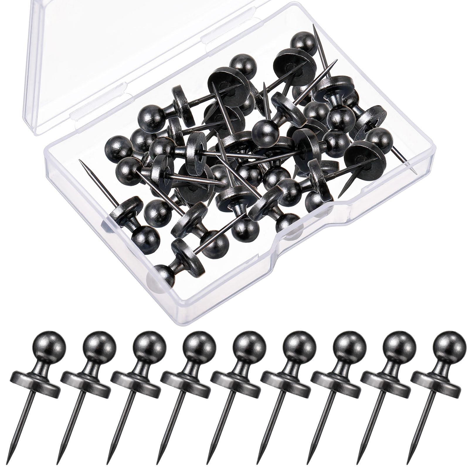 Amazon.com: Yaocom 50 Pieces Push Pins, Metal Thumb Tacks for Picture ...