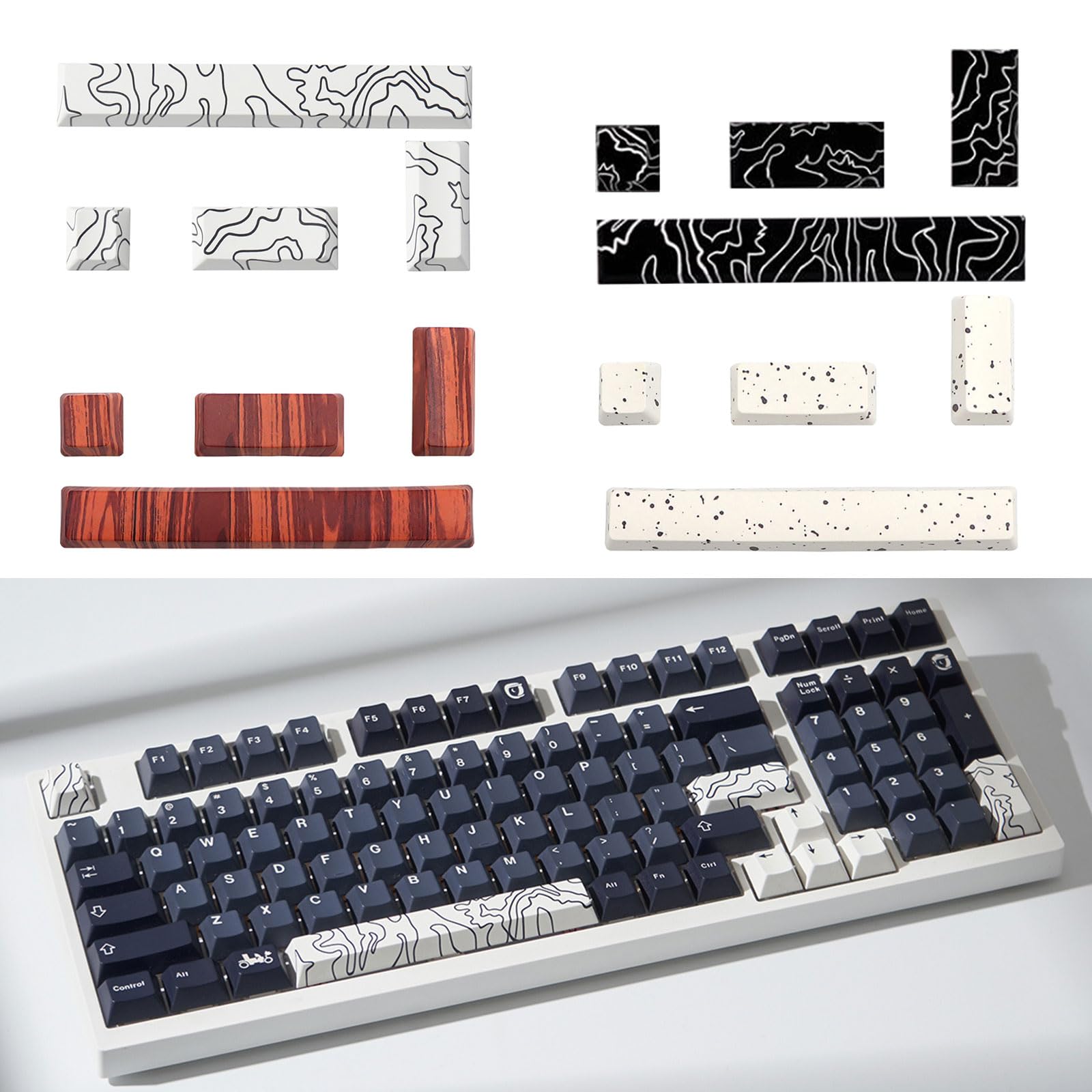 Oem Profile Mechanical Keyboard Keycaps 4-key 4-Key OEM Profile Keycaps ...