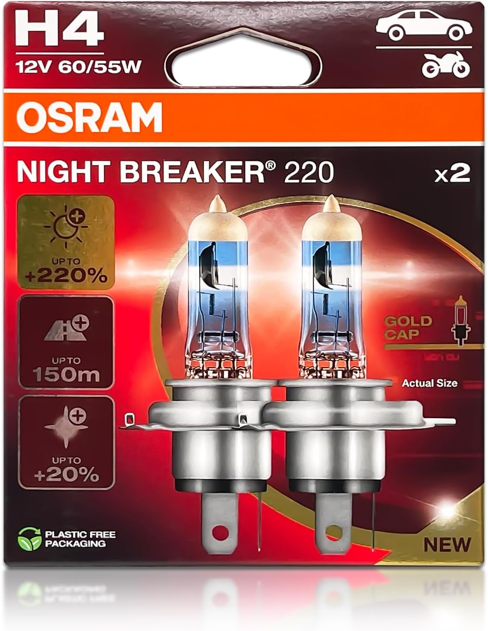 Amazon.com: Osram H4 64193 Halogen Bulbs Car Bulb Headlamp light Bulbs ...