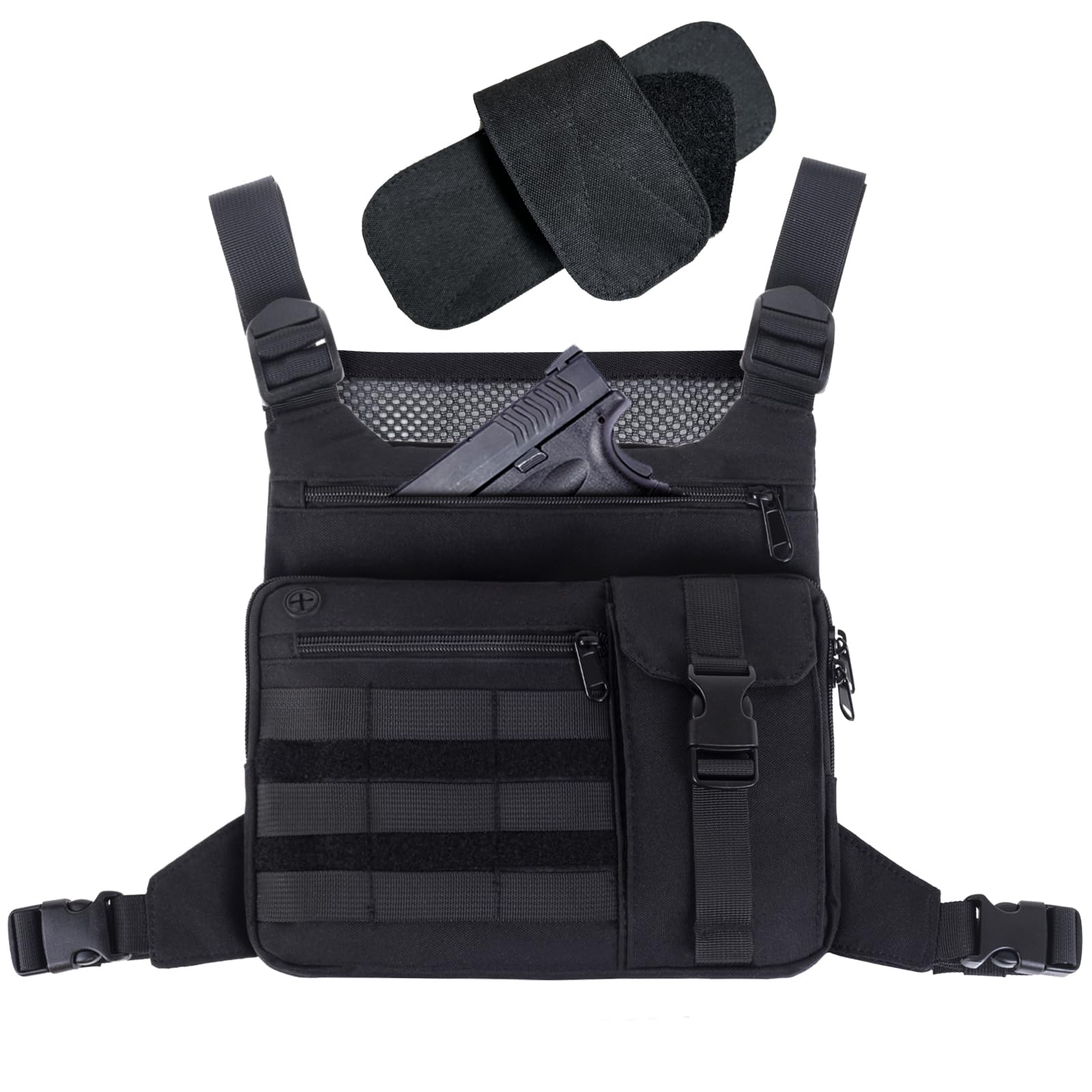 Amazon.com | KINGSLONG Tactical Chest Bag with Holster, Water Resistant ...