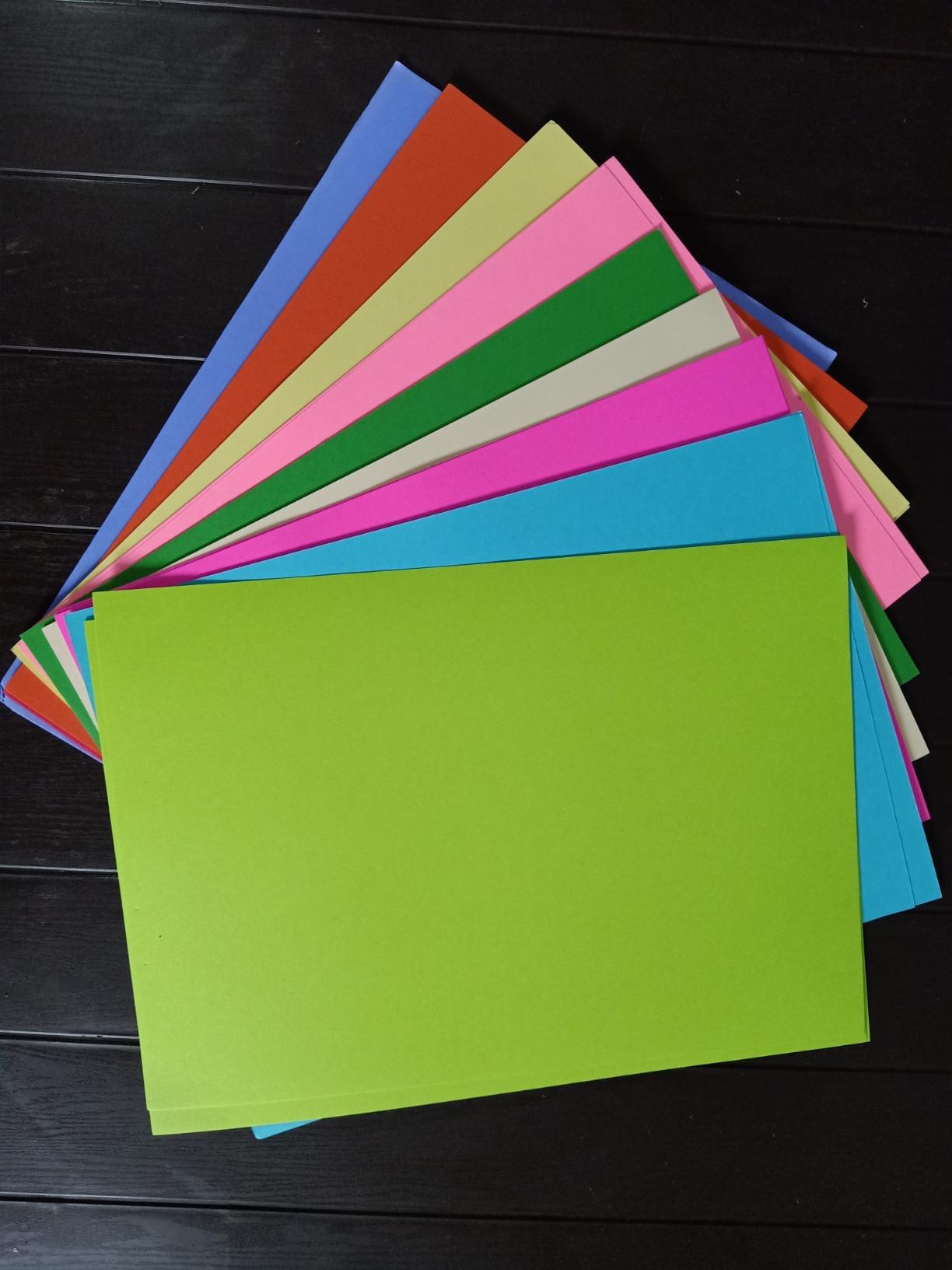 Paraspapermart A4 Color Paper 180-210 Gsm Pack Of 100 Sheets-Cream ...