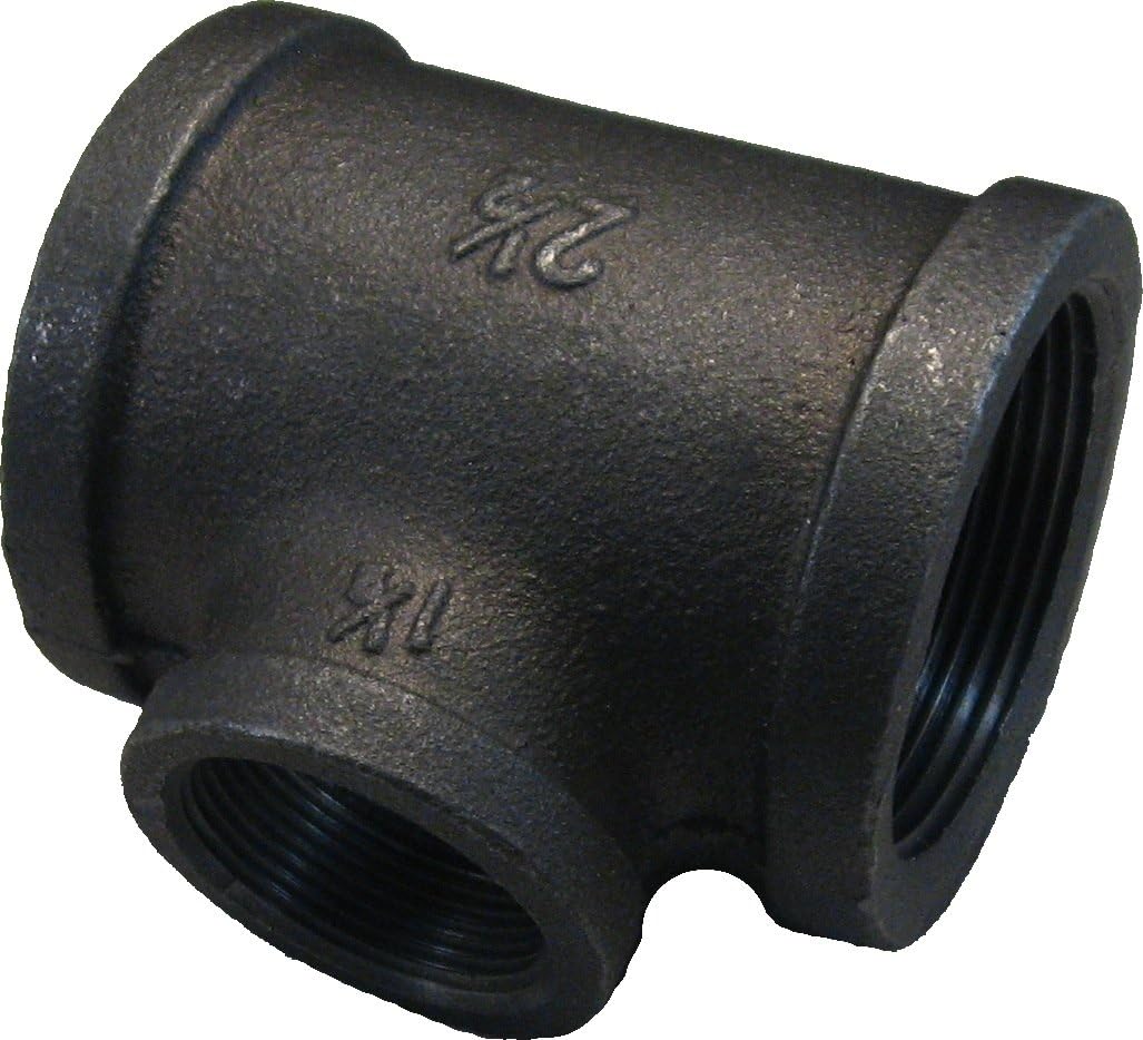 Amazon.com: 2-1/2"x2-1/2"x1-1/2" Black Iron Tee : Industrial & Scientific