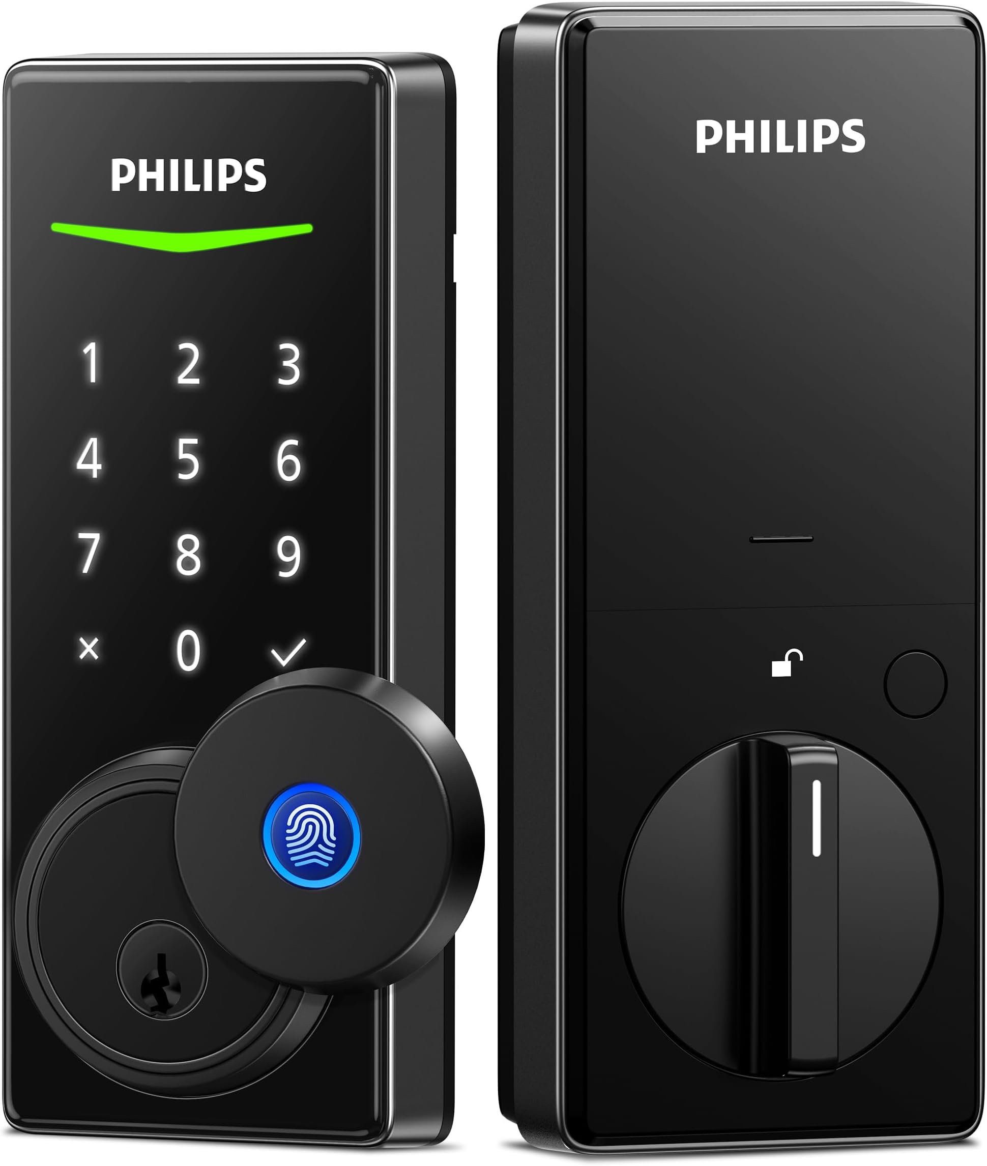 Philips Fingerprint Door Lock, Keyless Entry Door Lock, Electronic Door ...