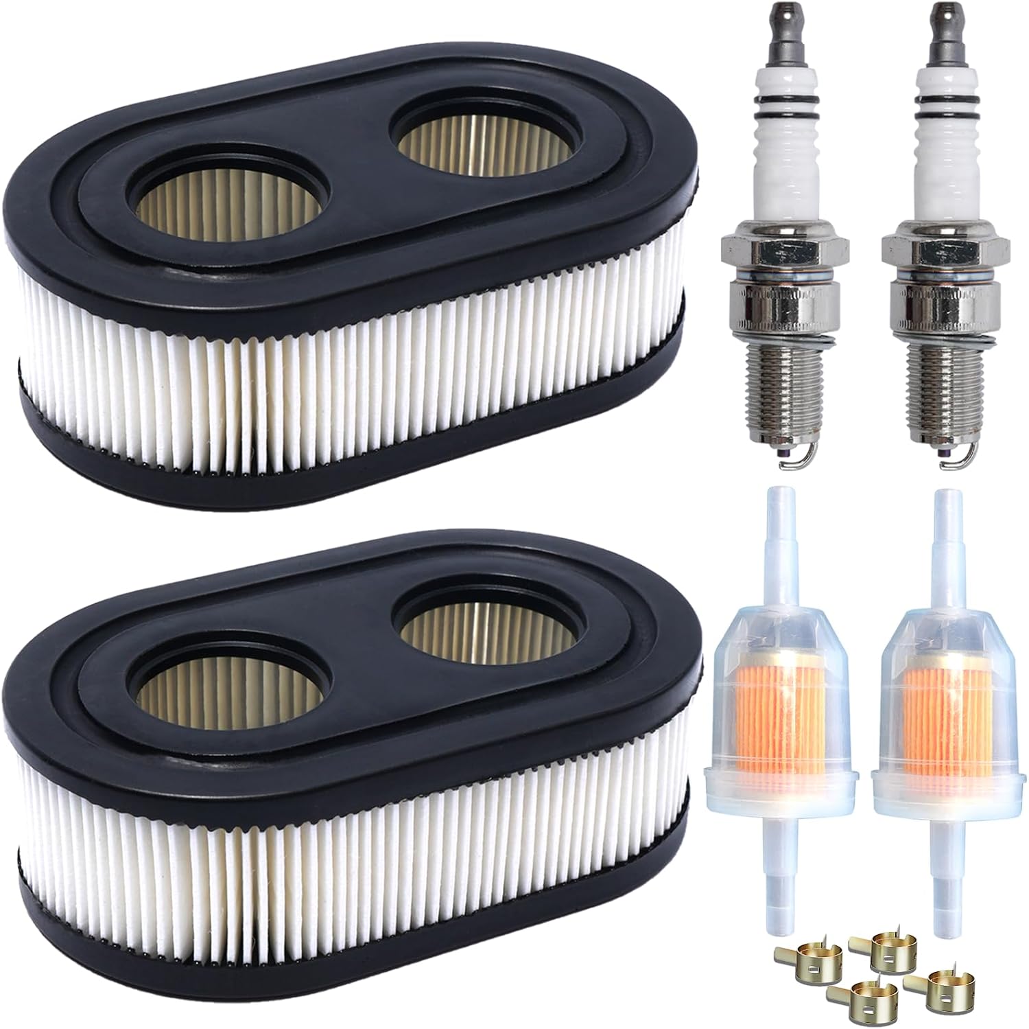 Amazon.com : IRONHIT 2-pack 593260 Air Filter, 593260 Pre-filter ...