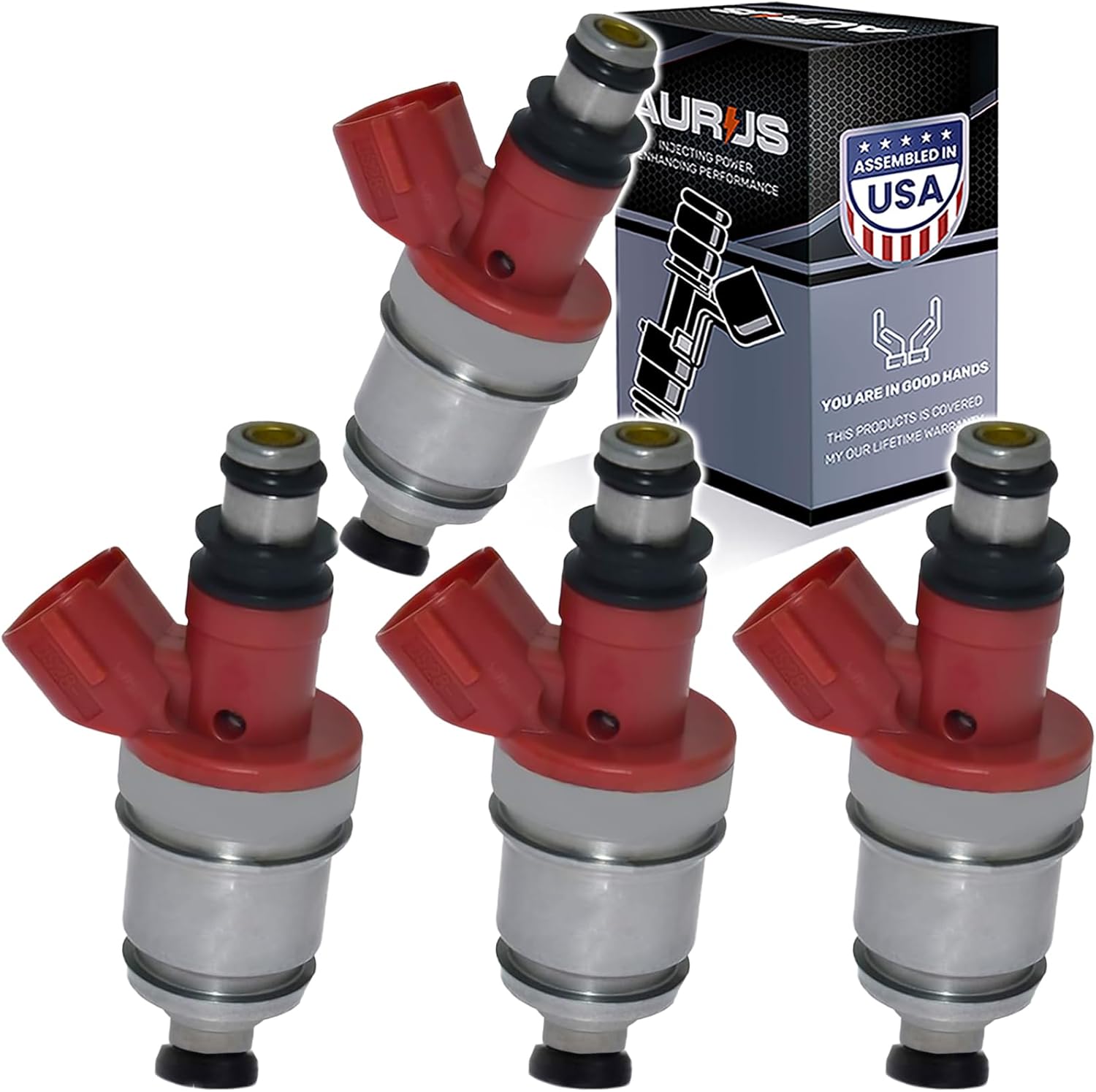 Amazon.com: OEM AURUS Set of 4 Fuel Injectors Replacement for Hon-da ...