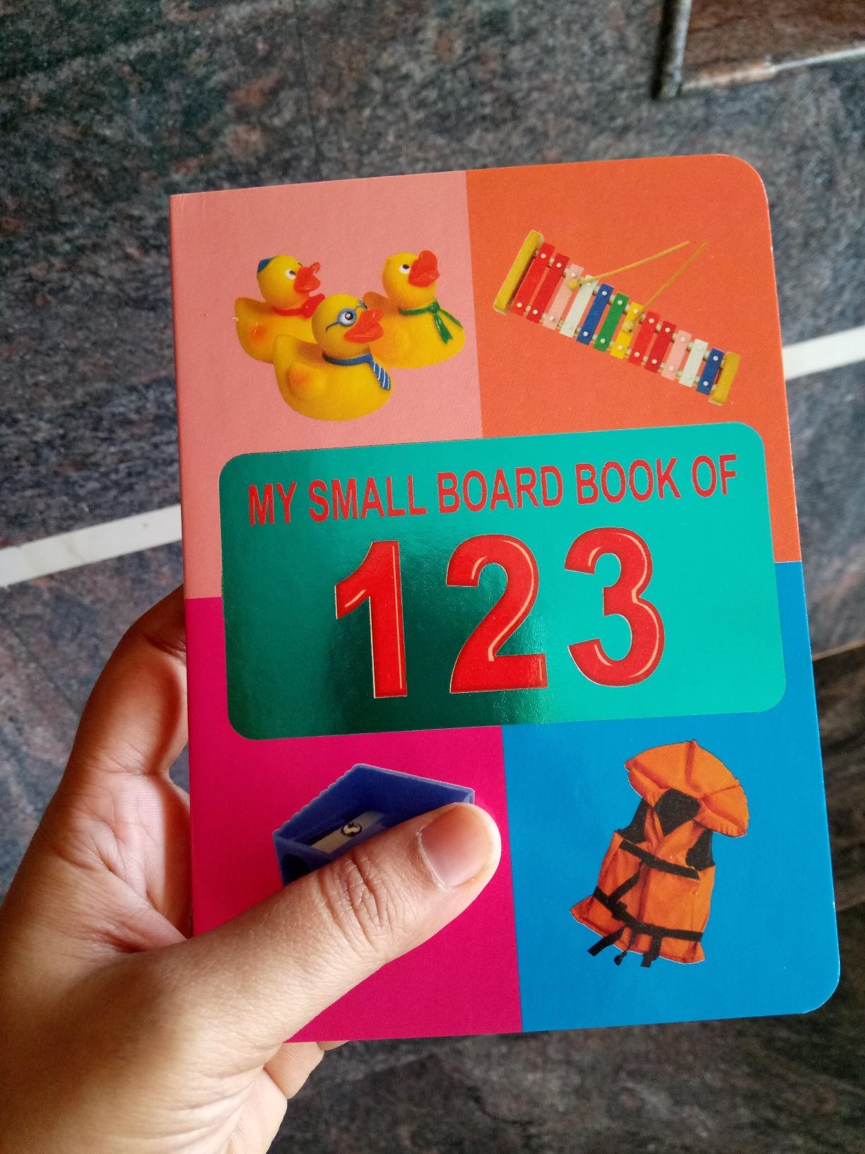 Small Board Books Gift Box Set of 10 Books - ABC, Number, Food, Fruit ...