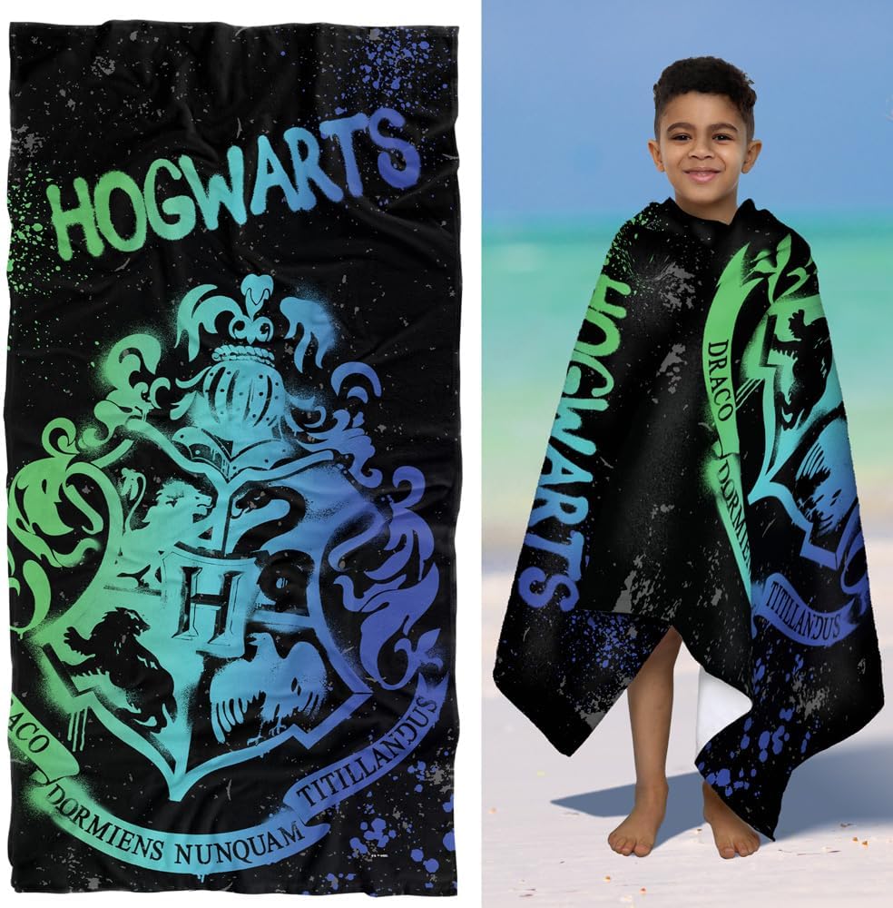 Amazon.com: LOGOVISION Harry Potter, 30"x60" Hogwarts Spray Paint Kids ...