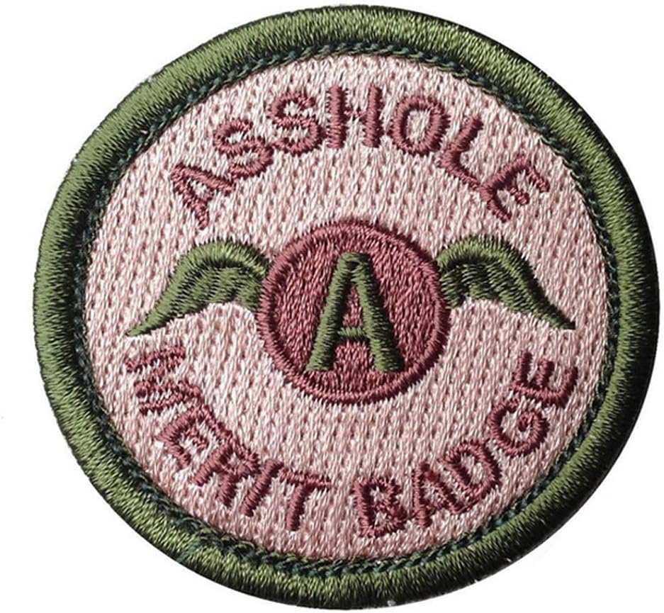 Amazon.com: GreatPlus Asshole Merit Badge Patch : Clothing, Shoes & Jewelry