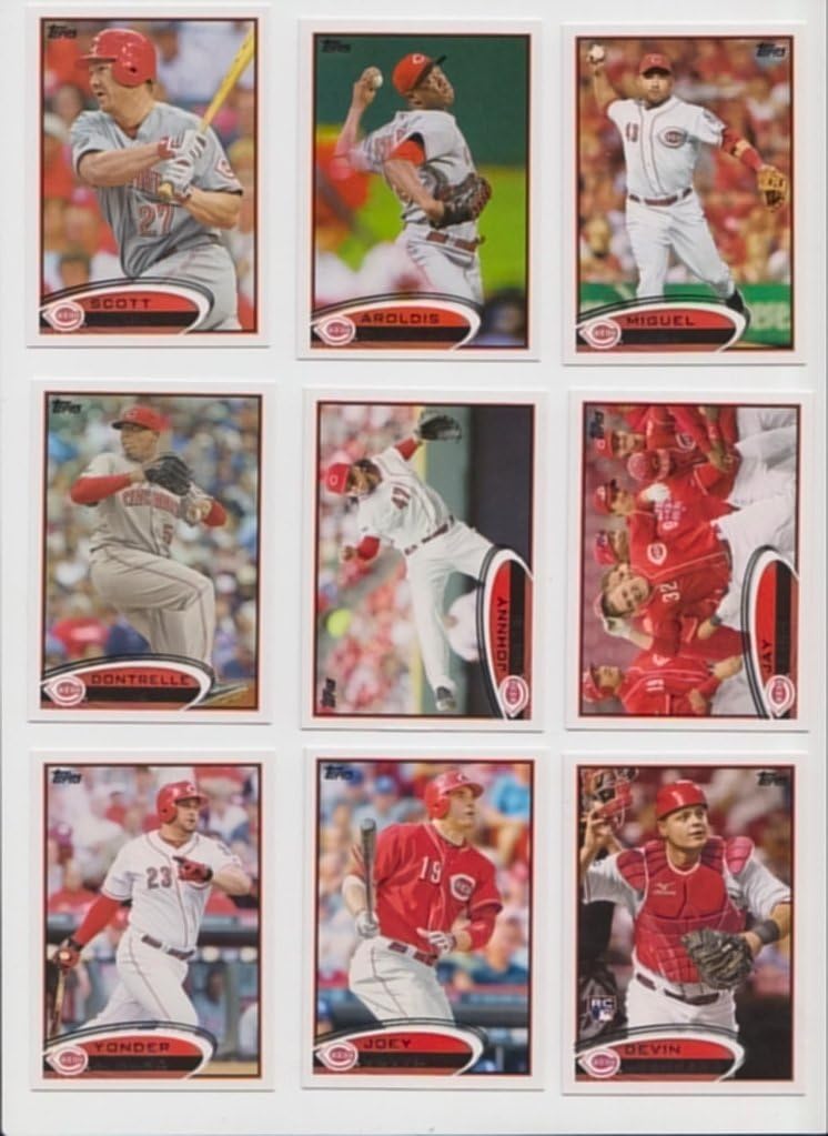 Amazon.com: Cincinnati Reds / Complete 2012 Topps Baseball Team Set ...