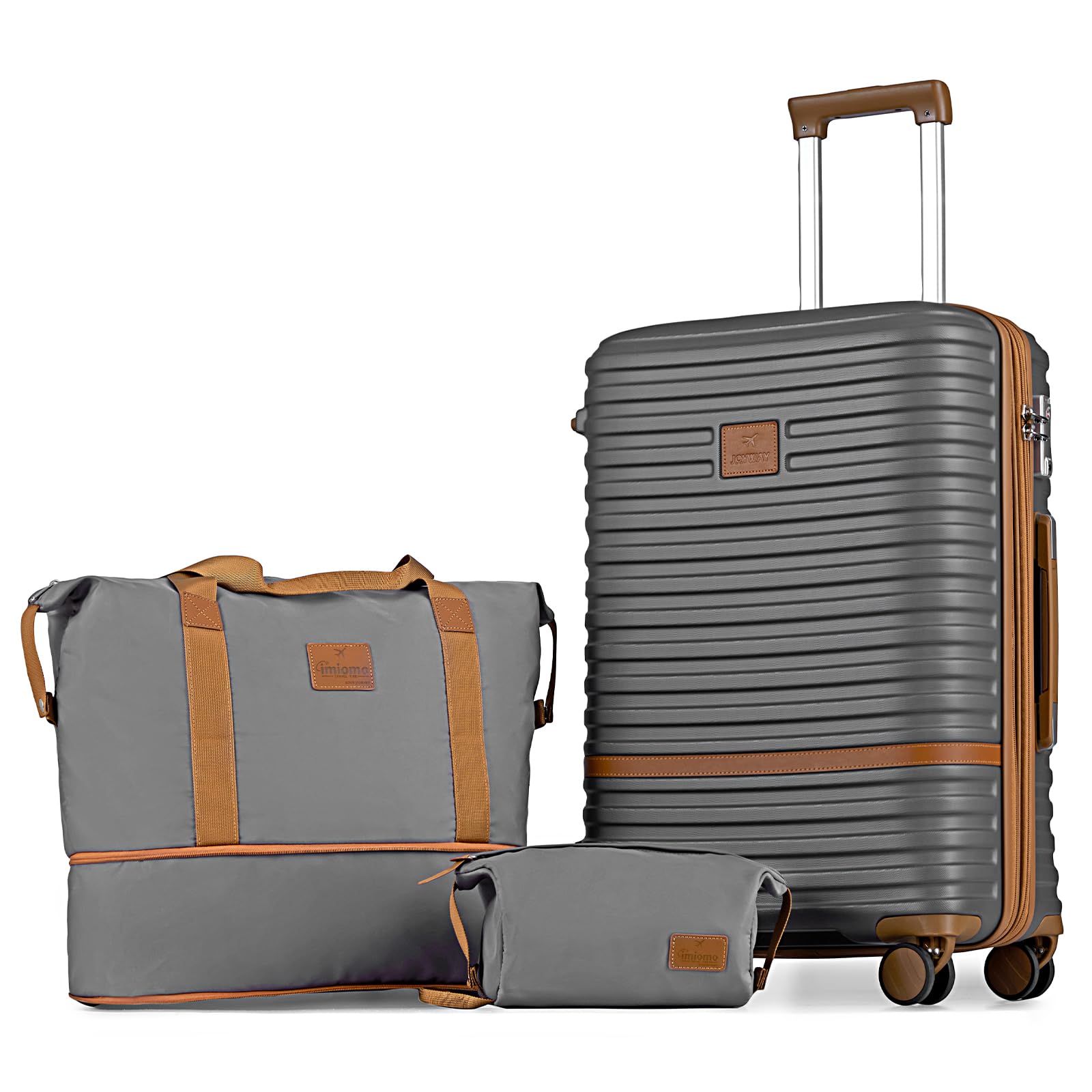 Snapklik.com : Joyway 24 Inch Checked Luggage, Expandable Suitcase