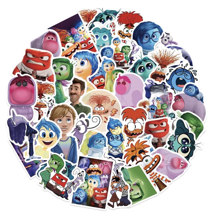 Disney Inside Out 2 Stickers 50 Pack Inside Out Stickers | Desertcart ...