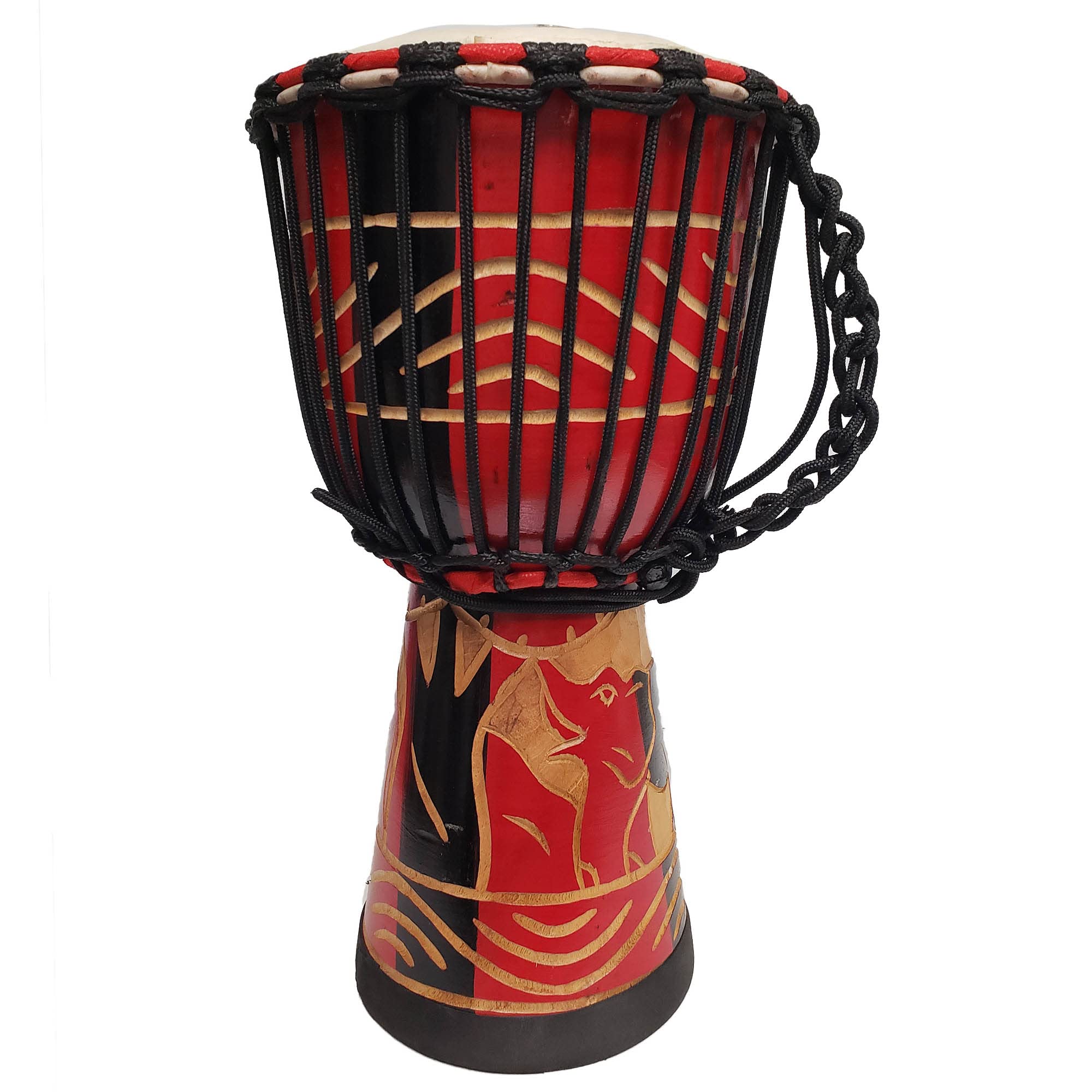 Snapklik.com : Stoneage Arts Djembe Drum Carved Bongo African Also An ...
