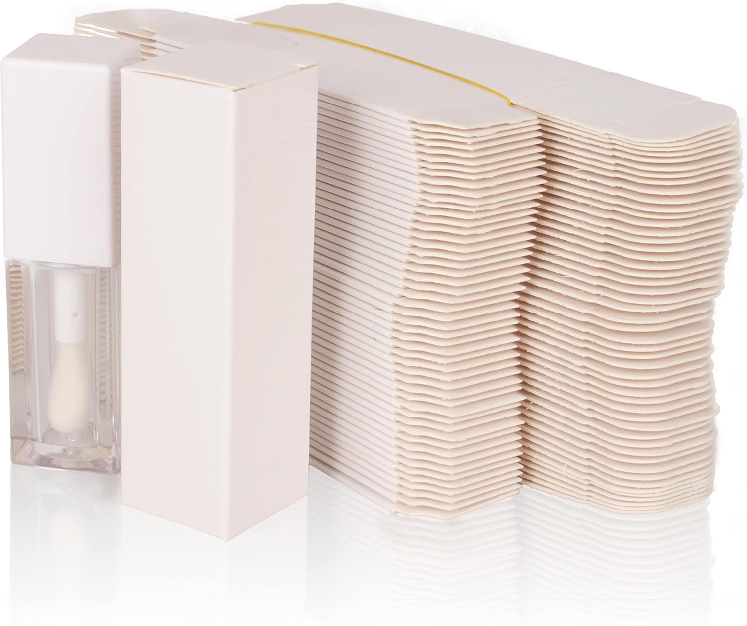 Amazon.com: 25pcs 25 * 25 * 86mm Craft paper box for lip gloss 350gms ...