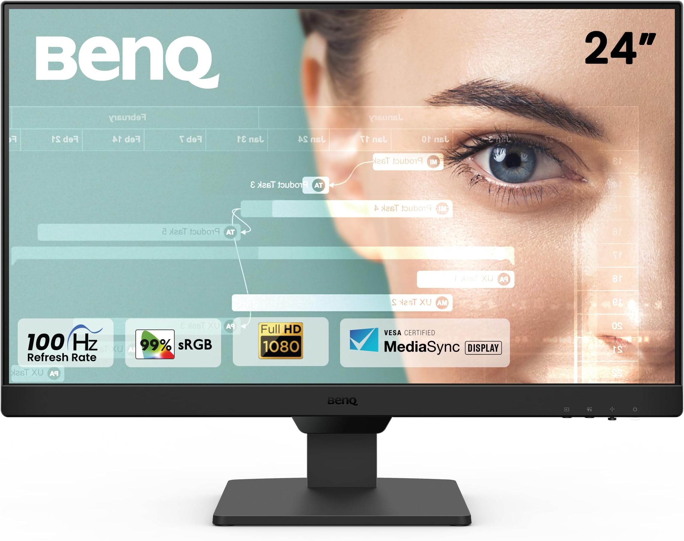 Amazon.in: Buy BenQ SW242Q 24" WQXGA 16:10 HDR10 Photo & Video Editing Monitor| 99% Adobe RGB ...