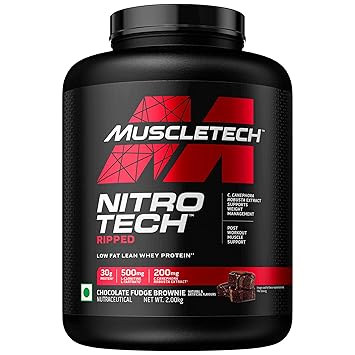 Muscletech Nitrotech Ripped Low Fat Lean Whey Protein Post Workout ...