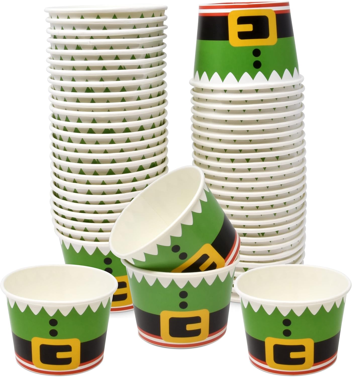 Amazon.com: Gift Boutique 48 Xmas Treat Snack 10 Oz. Xmas Elf Belt ...