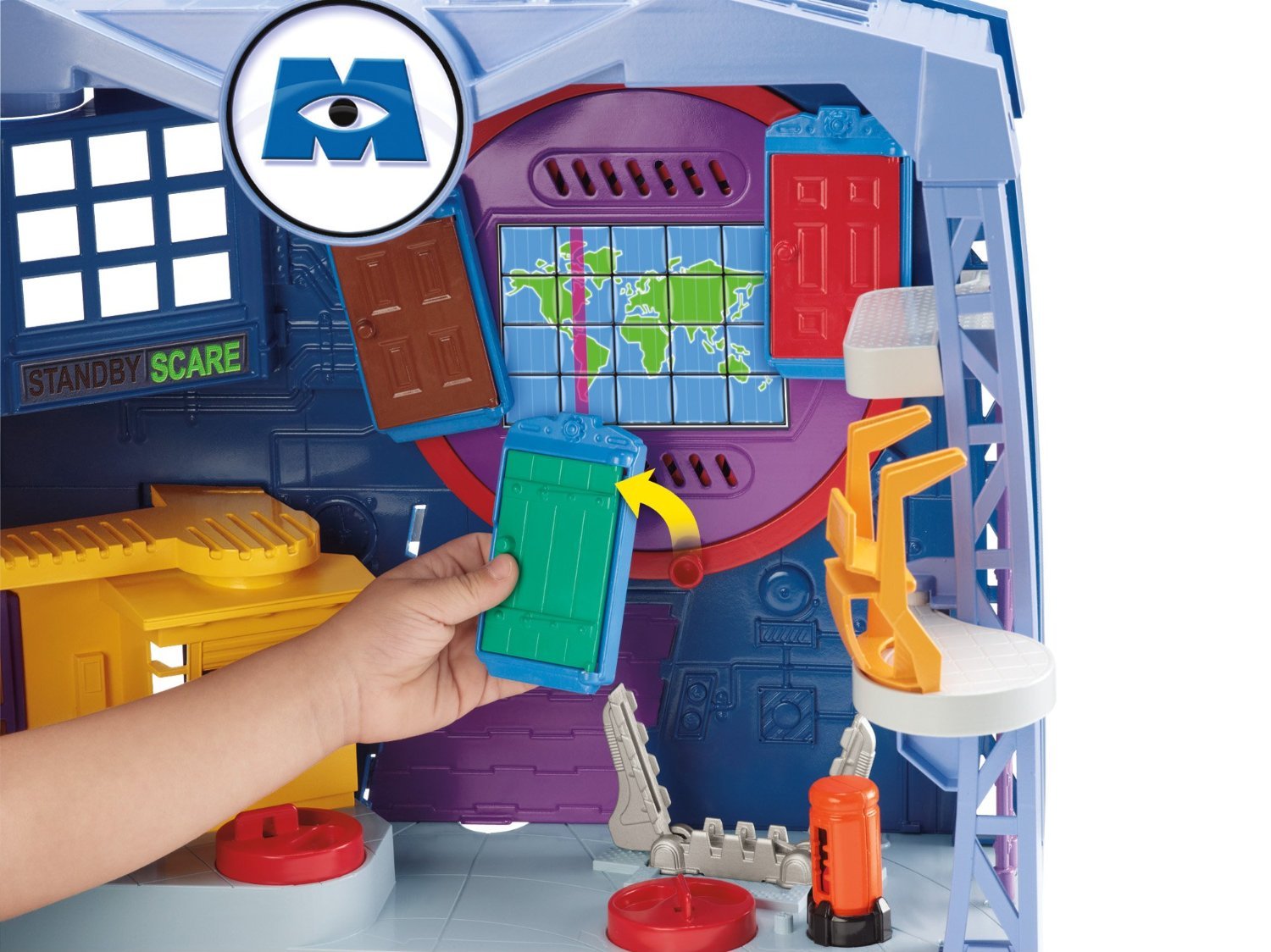 Fisher-Price Imaginext Monsters University Monsters, Inc. Scare Factory ...