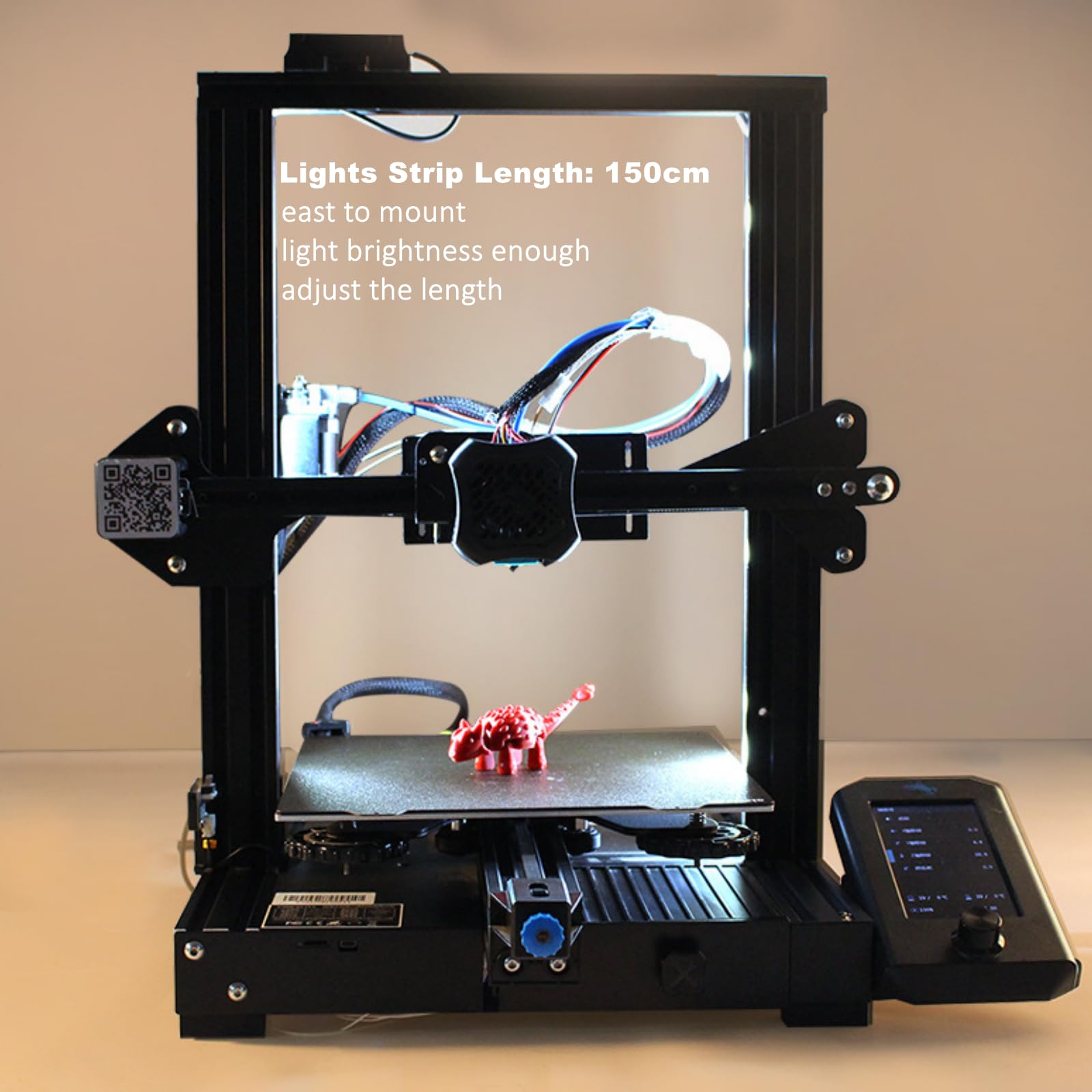 Snapklik.com : DIY 3D Printer LED Light Strip, 150CM Dual Sides ...