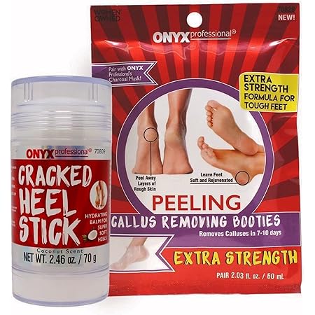Amazon.com : Onyx Professional Cracked Heel Stick 2 Pack, Treatment ...